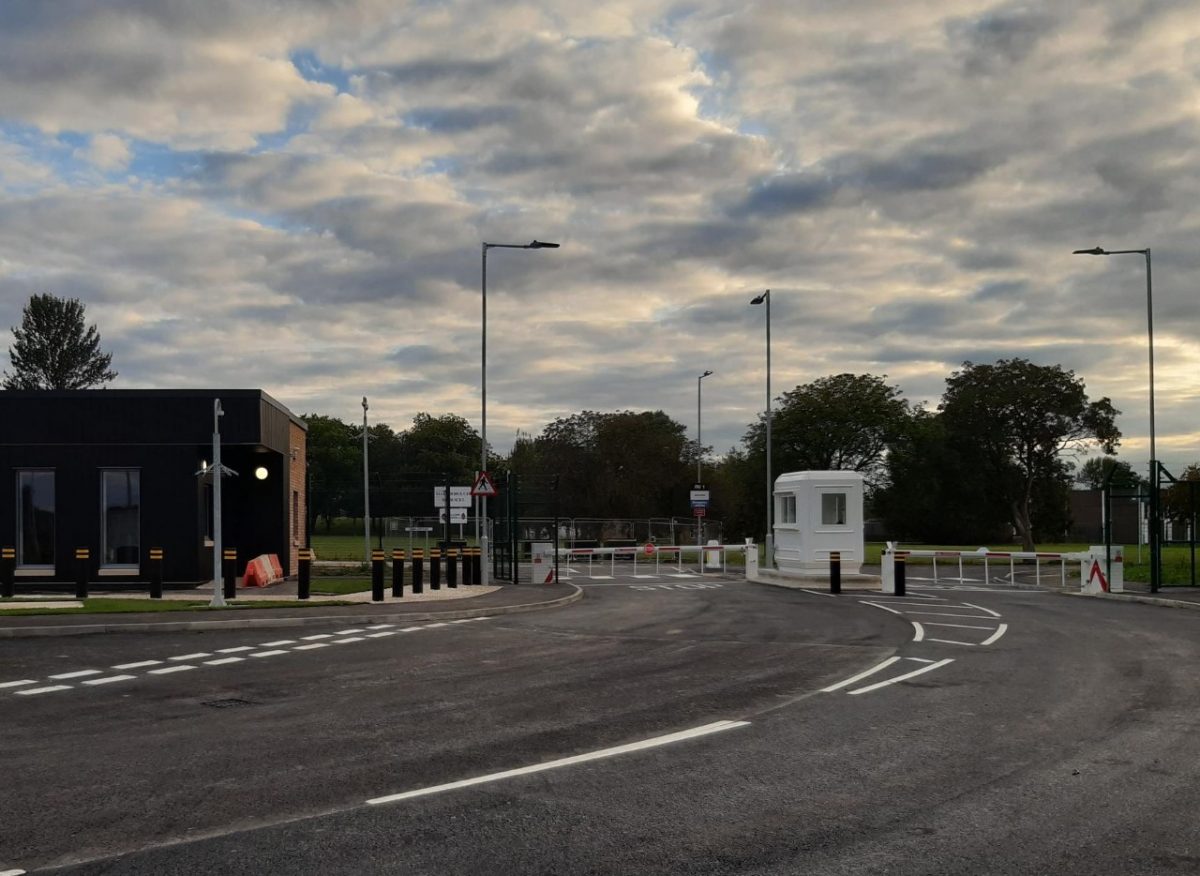 New safer entrance completed at MOD's Kineton base - The Leamington ...