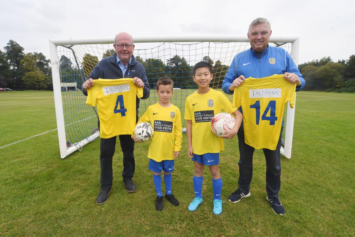 Young Kenilworth footballers score vital kit sponsorship - The ...