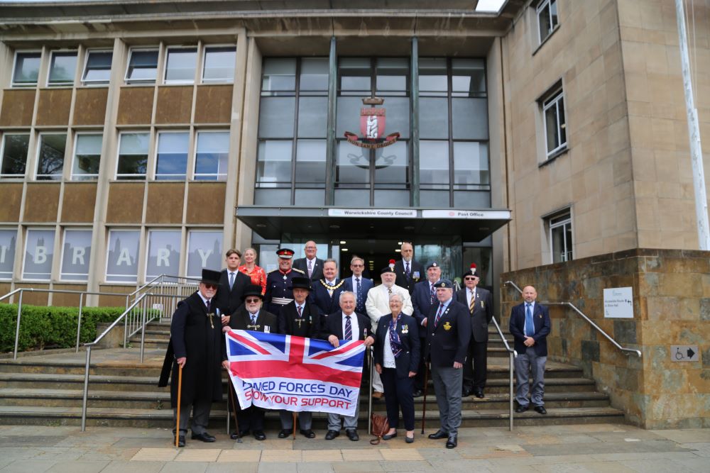 Flying the flag for the armed forces in Warwickshire - The Leamington ...